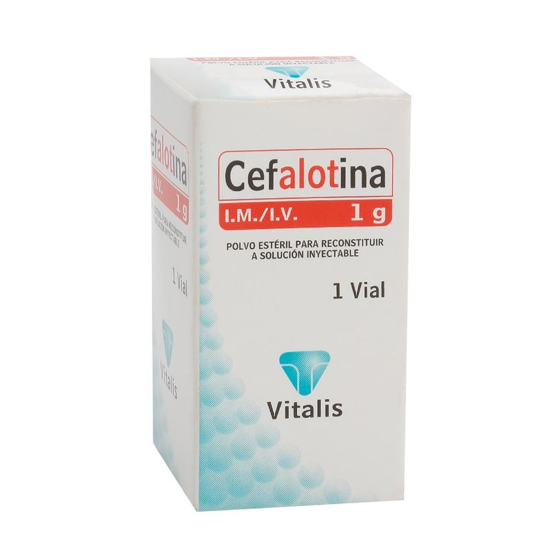 Cefalotina 1g Polvo Para Solucion Inyectable Frasco Ampolla, 48% OFF