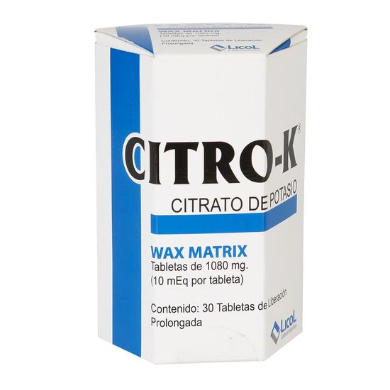 UROCIT-K 1080 MG TABLETA DE LIBERACION PROLONGADA - Colsubsidio